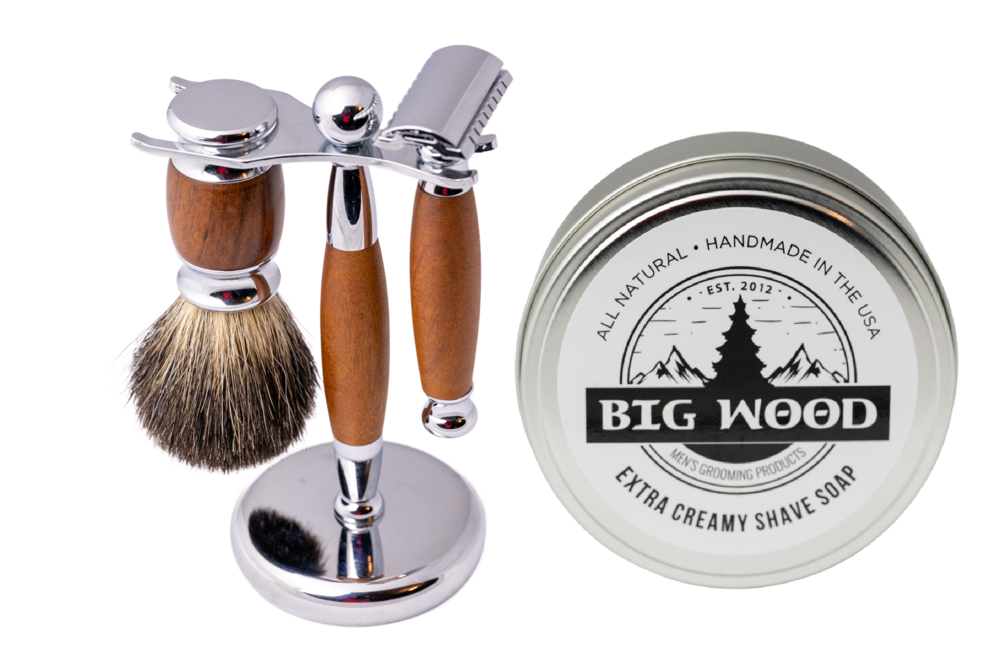 Luxury Shave Kit and Soap Bundle | The Big Wood Collection – Big Wood ...